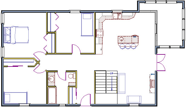 Showing Demolition Walls in a Plan