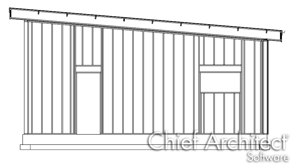 Displaying Framing in a Cross Section/Elevation View