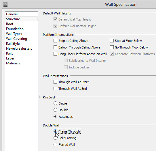 Creating Furred Walls