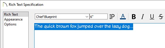 Adjusting the Font Size of Text