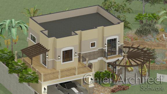 Creating a Flat Parapet Roof