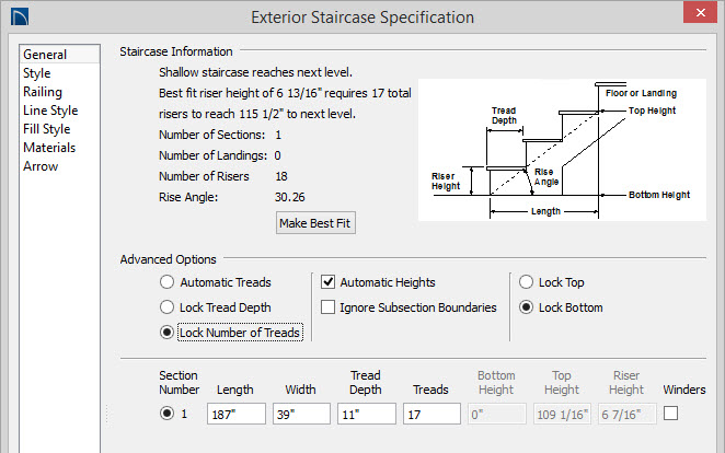 Changing the Riser Height of Stairs