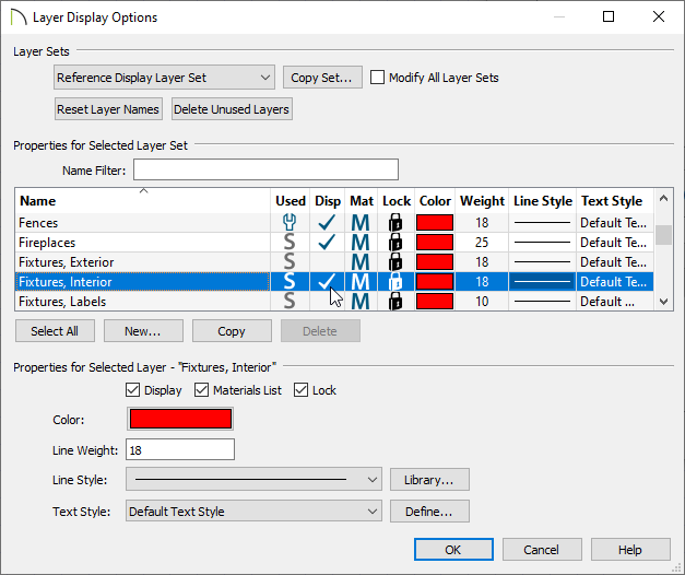 Using the Reference Display