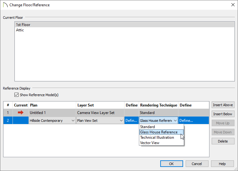 Using the Reference Display