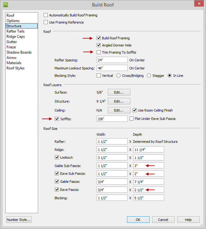 Creating exposed rafter tails