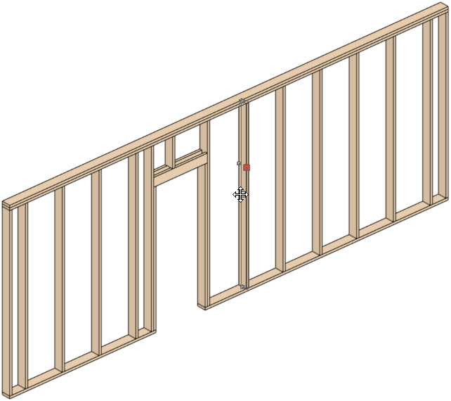 Manually Editing Wall Framing