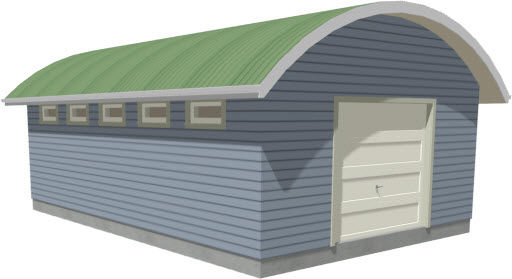 Creating a Curved Barrel Roof