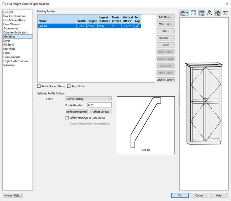 Adding Moldings to Cabinets