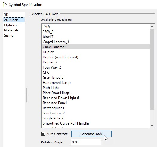 Editing a Symbol's Rotation