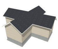 Creating a Cross Gable Roof