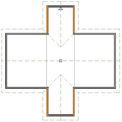 Creating a Cross Gable Roof