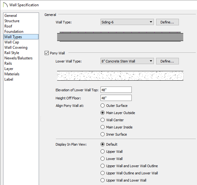 Creating a Stepped Foundation