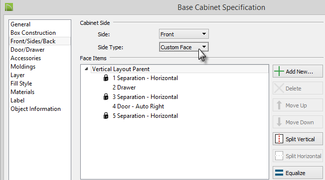 Designing Cabinet Fronts