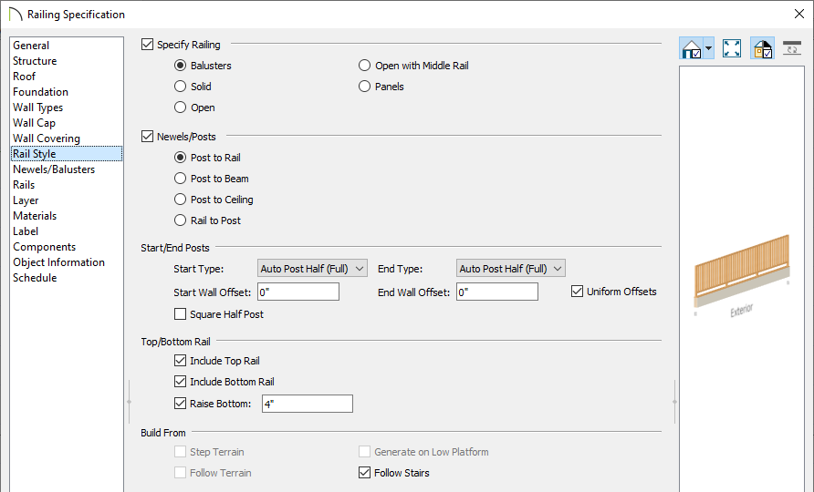Creating a Stair Rake Wall