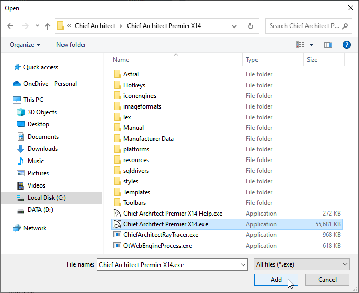 Forcing Chief Architect Programs to Use a Specific Graphics Card in ...